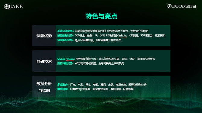 360 Quake网络空间测绘系统重磅发布，全面升维网络空间“全息测绘”_360社区