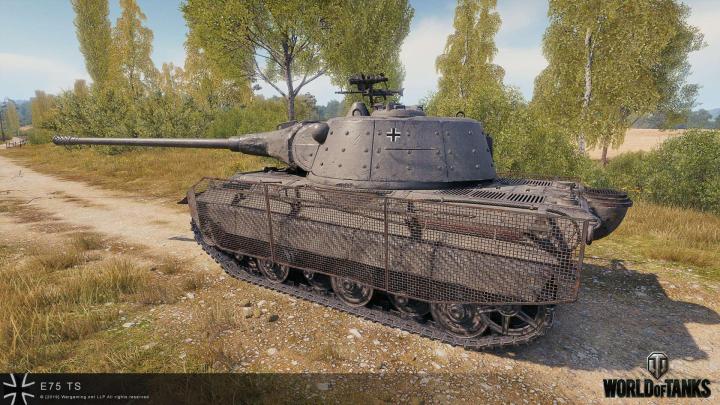 坦克世界|德国E75TS重型坦克图集欣赏_360社区